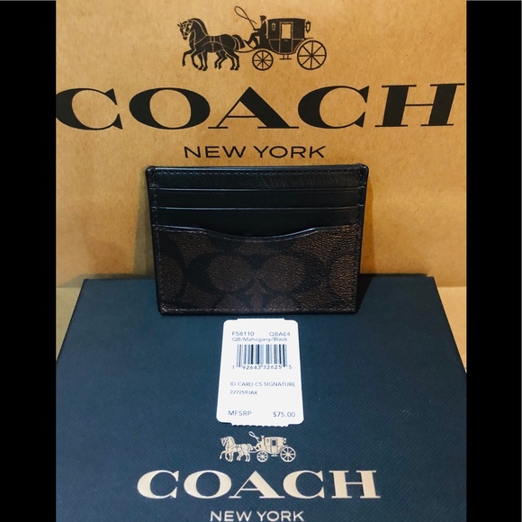 Coach | Bags | Nwt Authentic Coach Id Card Case | Poshmark